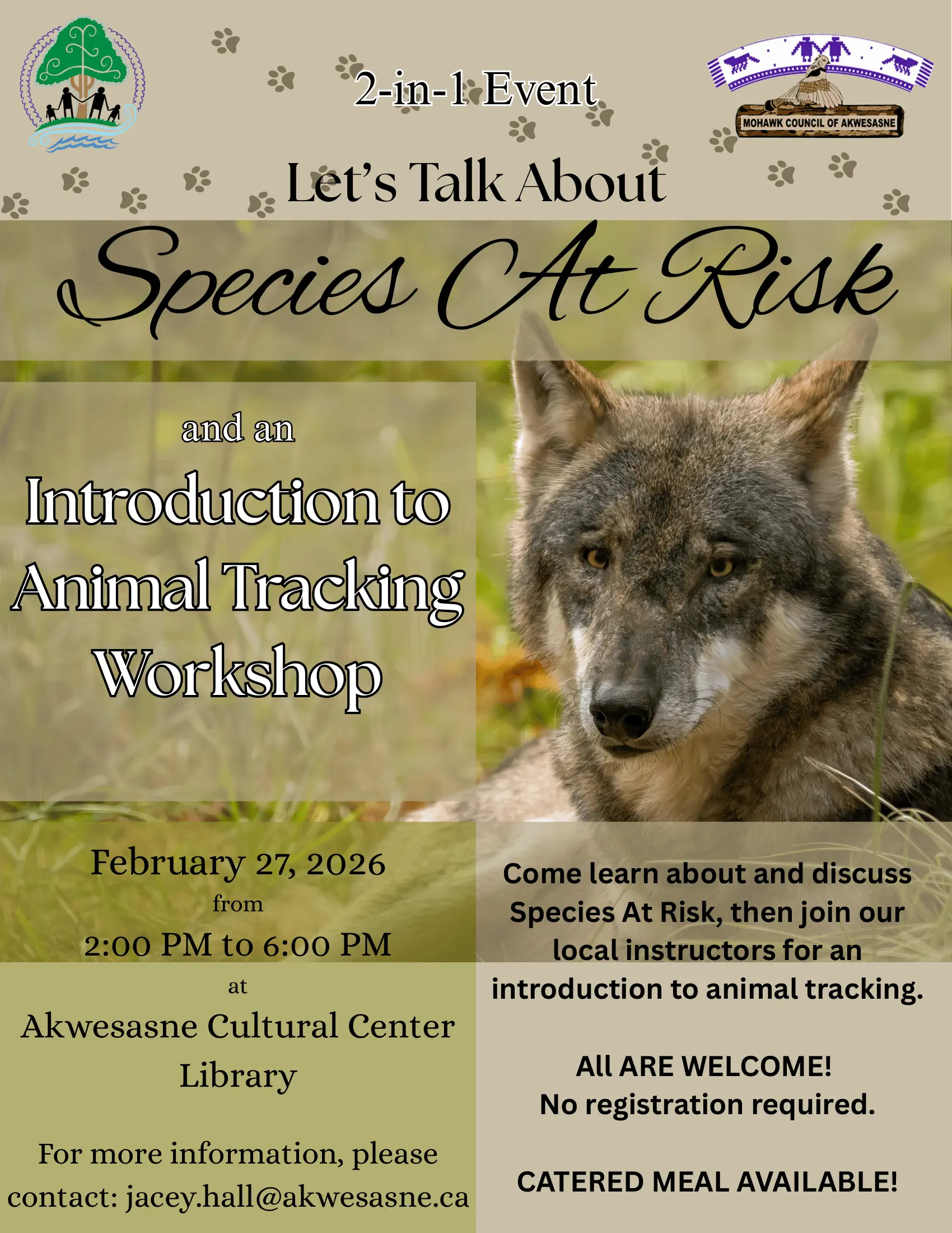SPECIES AT RISK & ANIMAL TRACKING 101