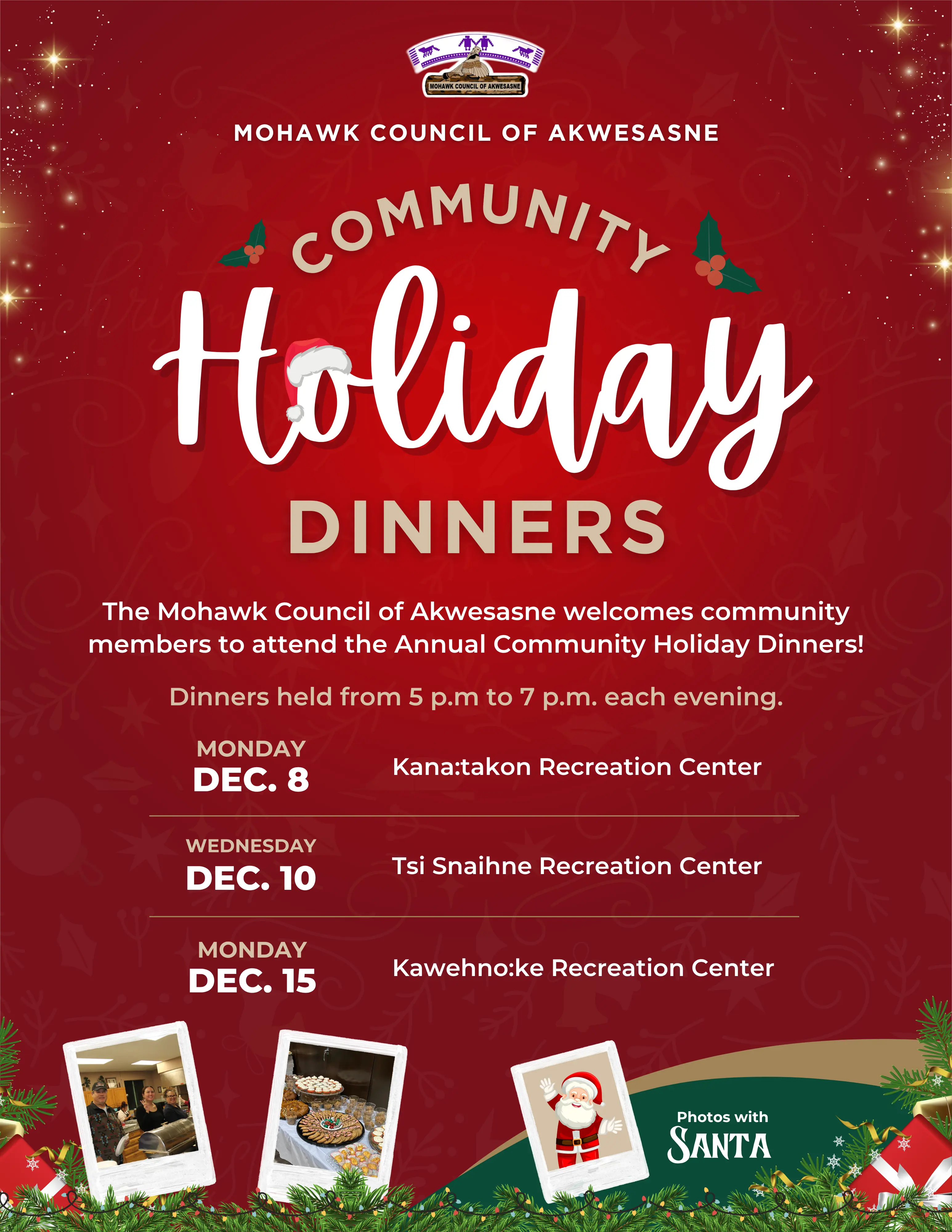 SEASON OF SHARING: MCA COMMUNITY HOLIDAY DINNERS