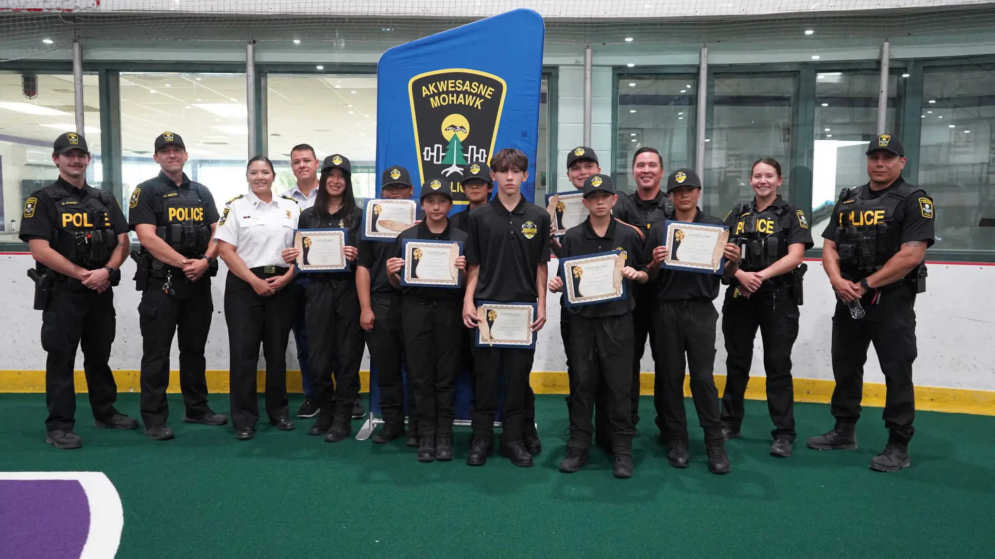 AMPS HONORS FIRST JUNIOR POLICE ACADEMY GRADUATES | Mohawk Council of ...