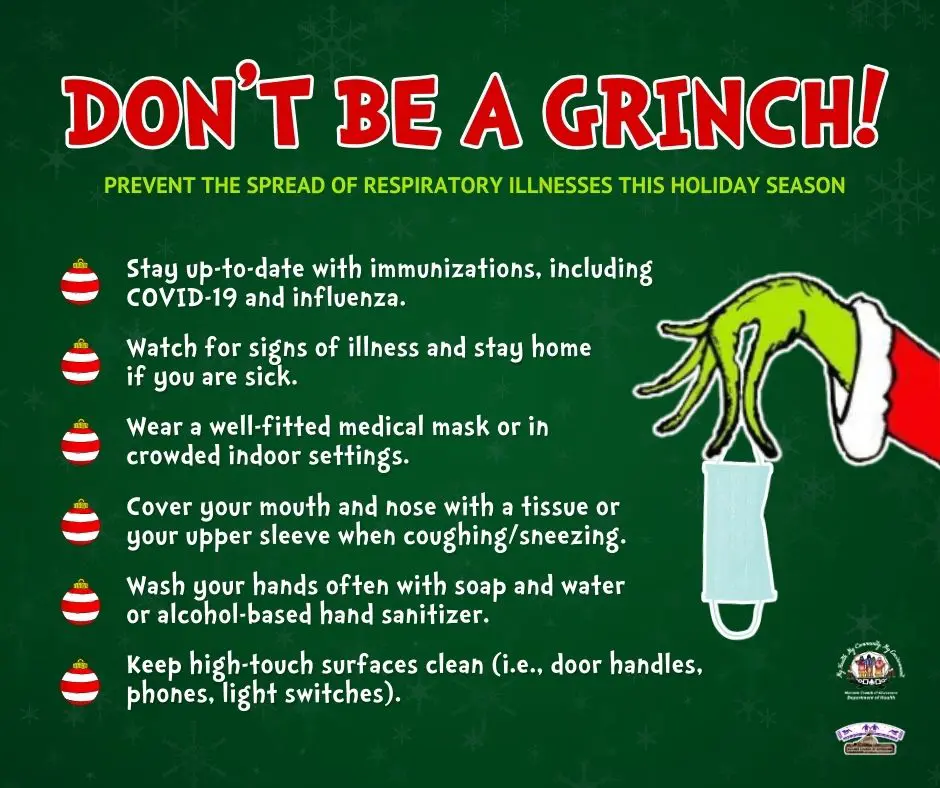 SPREAD CHEER, NOT GERMS: PREVENTING RESPIRATORY ILLNESSES DURING THE HOLIDAY SEASON
